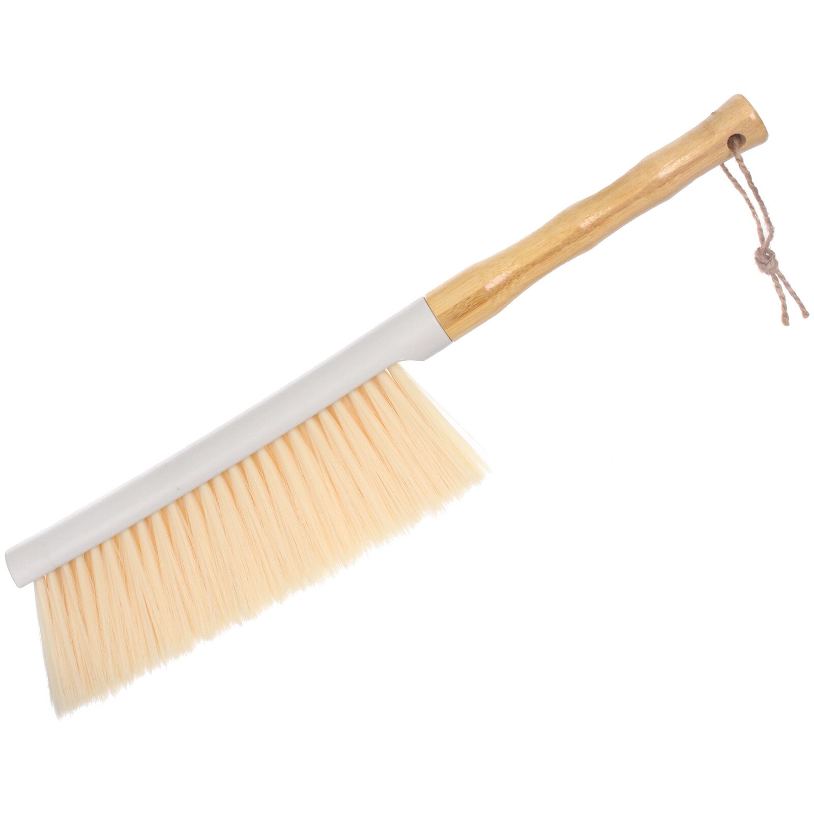 Щетка-сметка "Sicilia" 33 см, пластик и бамбук, с петлей, для уборки дома
