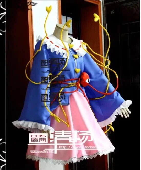 Косплей костюм Touhou Project Komeiji Satori и Komeiji Koishi XL, Розовый, Розовый, female