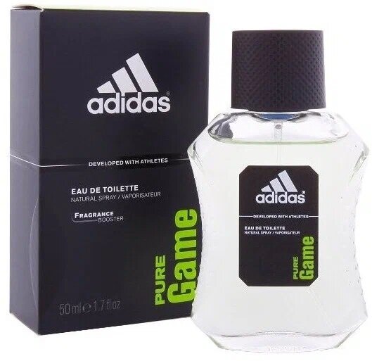 Туалетная вода Adidas "Pure Game", древесно-цитрусовая, мужская, 50 мл