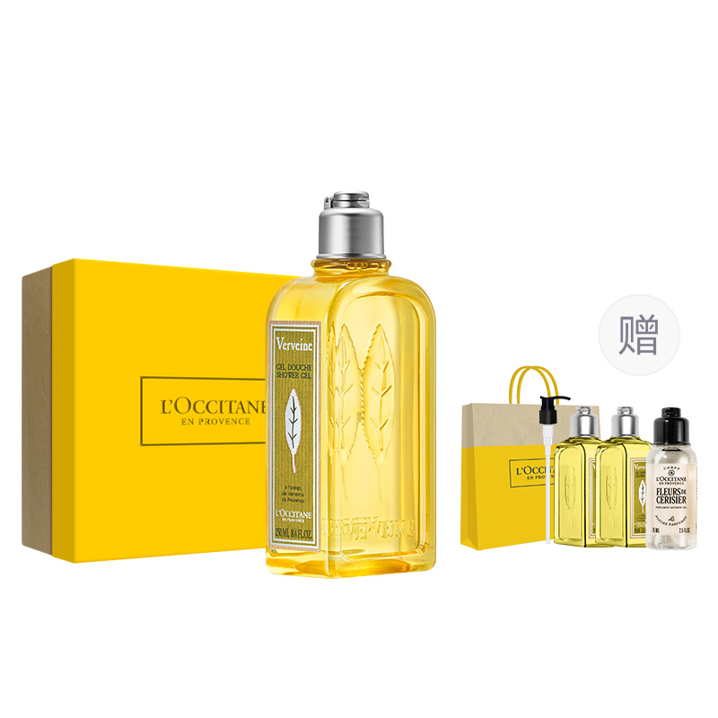 Гель для душа унисекс LOCCITANE Свежая вербена ароматный увлажняющий, 250мл/500мл/500мл, код 1329226721