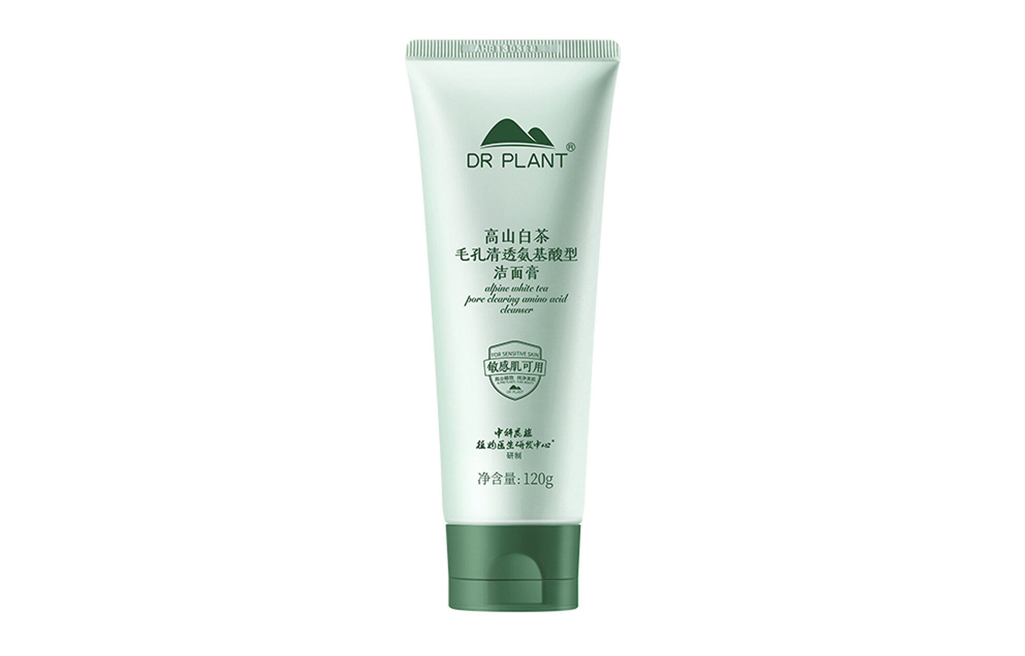 Очищающая пенка унисекс Dr. Plant с белым чаем и белой грязью, 120 г