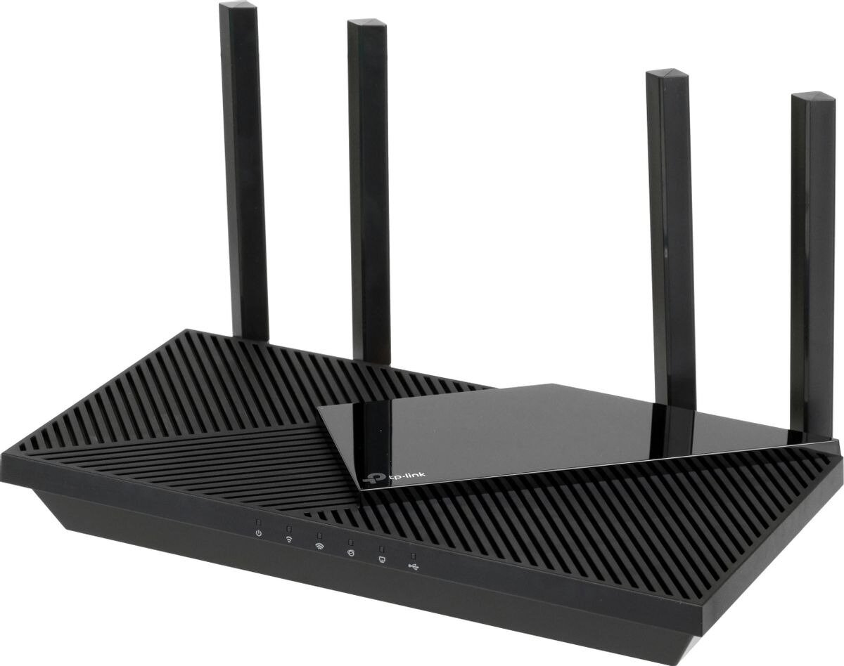 Роутер беспроводной TP-Link Archer AX55 AX3000 10/100/1000BASE-TX черный