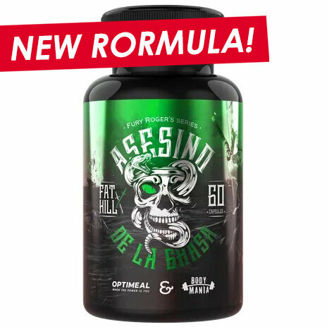 OptiMeal Жиросжигатель Asesino De La Grasa - 60 капсул (NEW Formula!), ---
