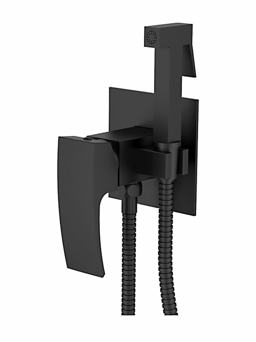 Встроенный гигиенический душ со смесителем для биде Gerhans K15214B