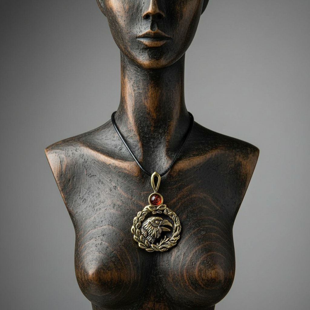 Подвеска, янтарь