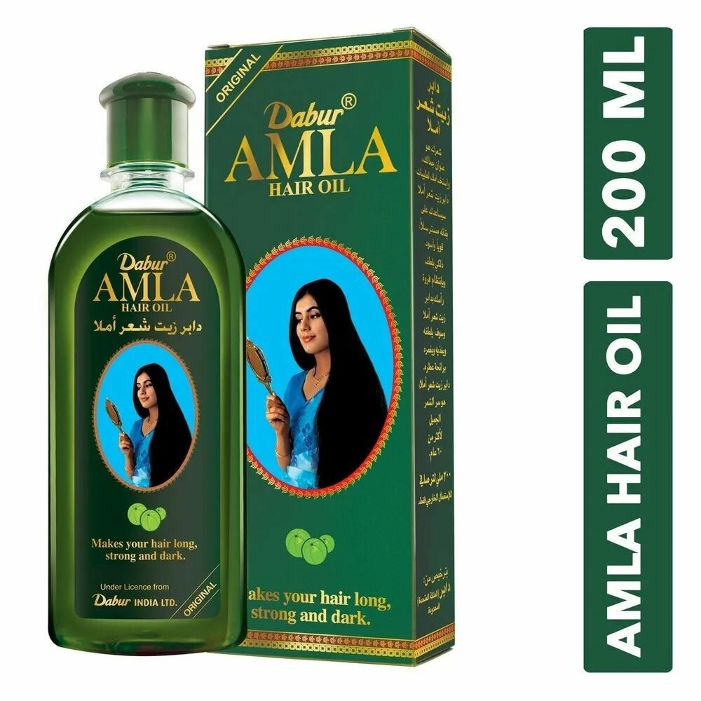 Dabur Масло для волос амла ориджинал (AMLA ORIGINAL) восстановление и укрепление волос, 200мл.