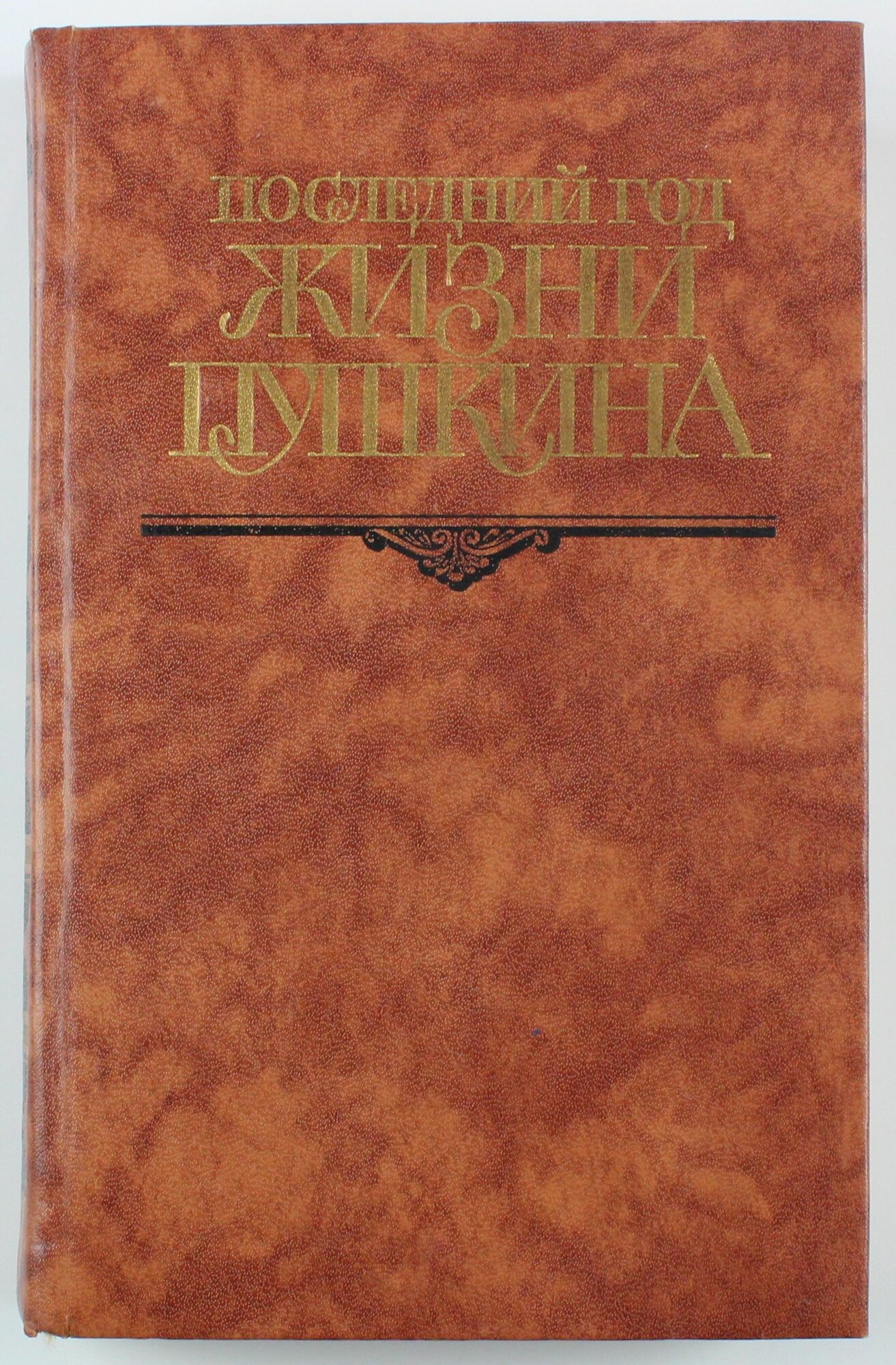 Букинистическая книга Последний год жизни Пушкина, 1989 год