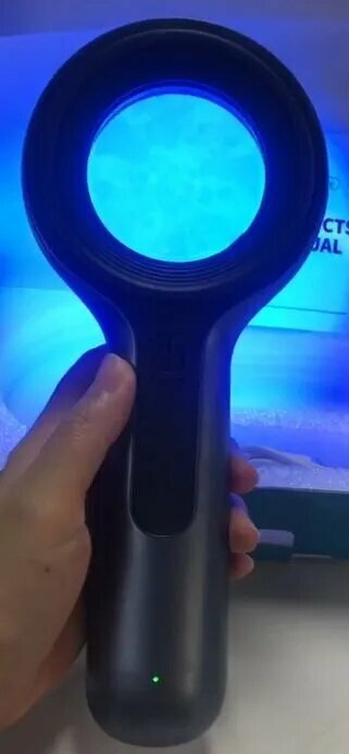 Лампа Вуда ветеринарная с 24 светодиодами, 365 нм, ультрафиолетовая лампа для диагностики кожи животных, дерматология для собак, кошек, кроликов, УФ-лампа для выявления лишая, грибка