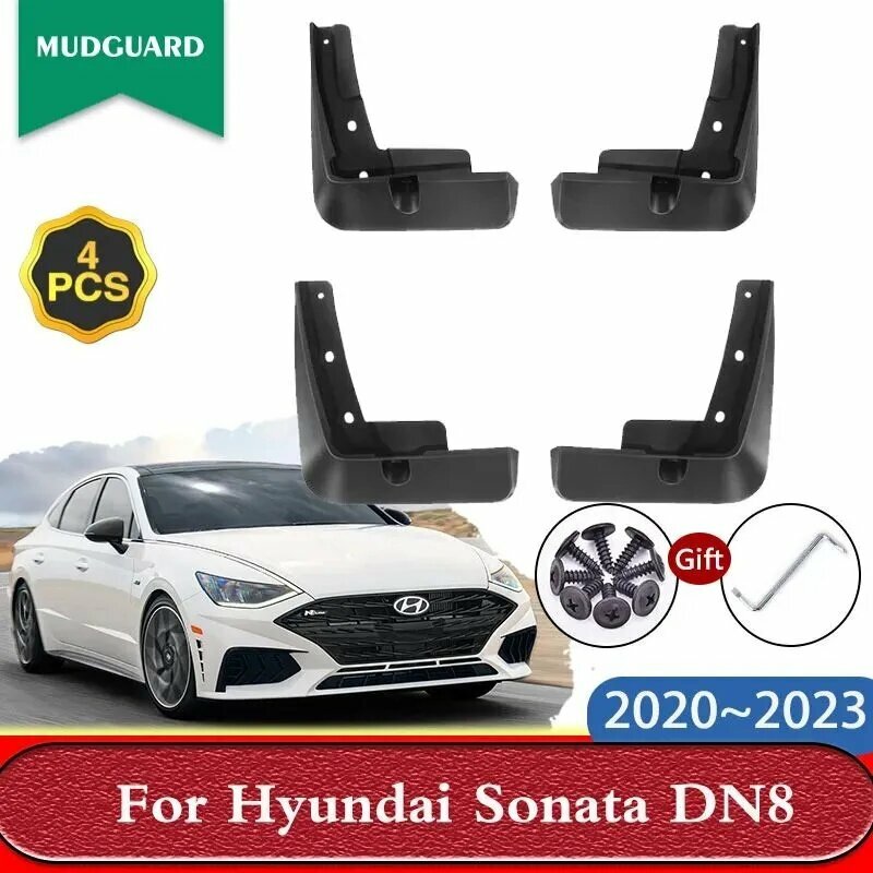 Крыло автомобильное, арт. Hyundai Sonata DN8 8-й 2020 2021 2022 2023 Брызговики передние и задние крылья автомобильные аксессуары