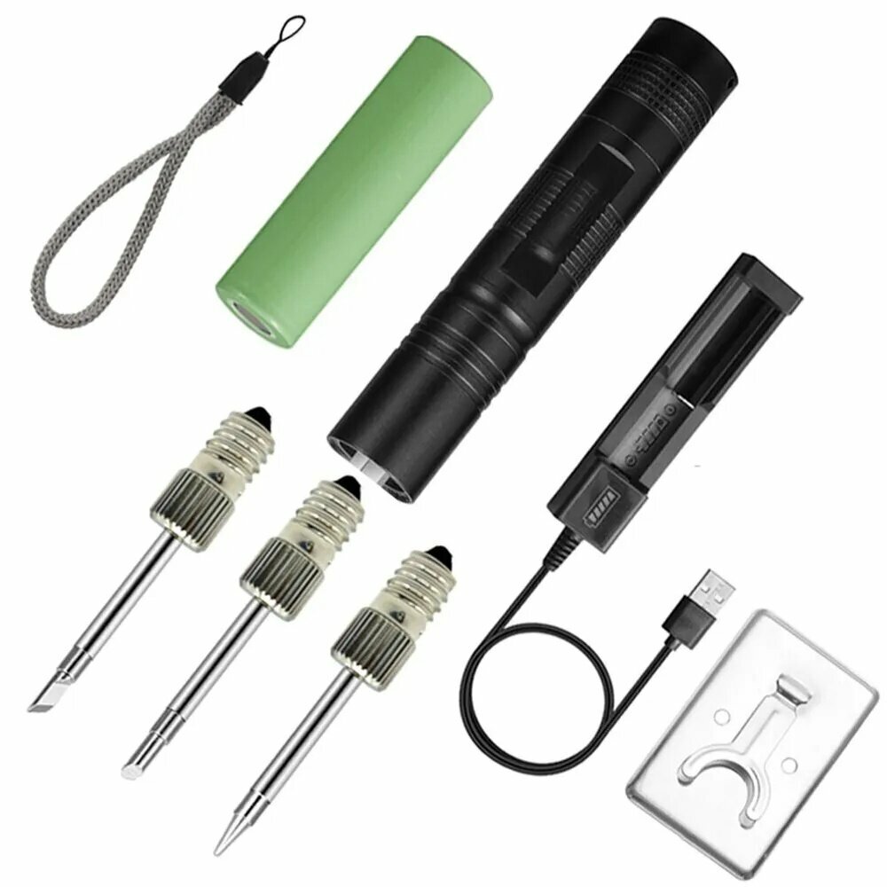 (T B J F) Новый паяльник с интерфейсом E10, электрический USB беспроводной 18650, питание от батареи, светодиодная подсветка