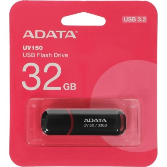 USB флешка Adata 32Gb UV150 black USB 3.1