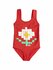 Купальник BOBO CHOSES Pixel Daisy, размер 134, красный