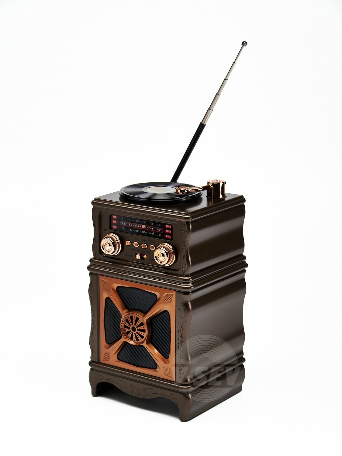 Портативная колонка- ретро радио с поддержкой Bluetooth, USB и MicroSD FEEXOT FX-2501B