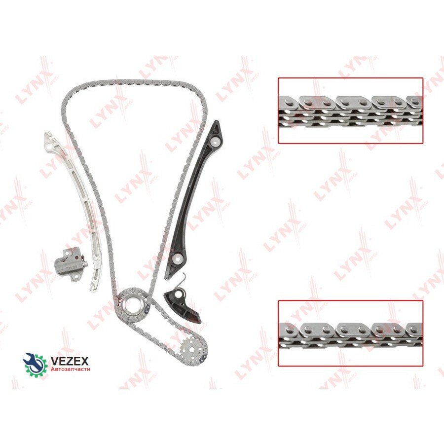 LYNXAUTO TK0150 Комплект цепи ГРМ Ford Focus III 11- / Mondeo V 14- / S-Max 15- / Galaxy II/III 06- TNWA, TNWB, R9C