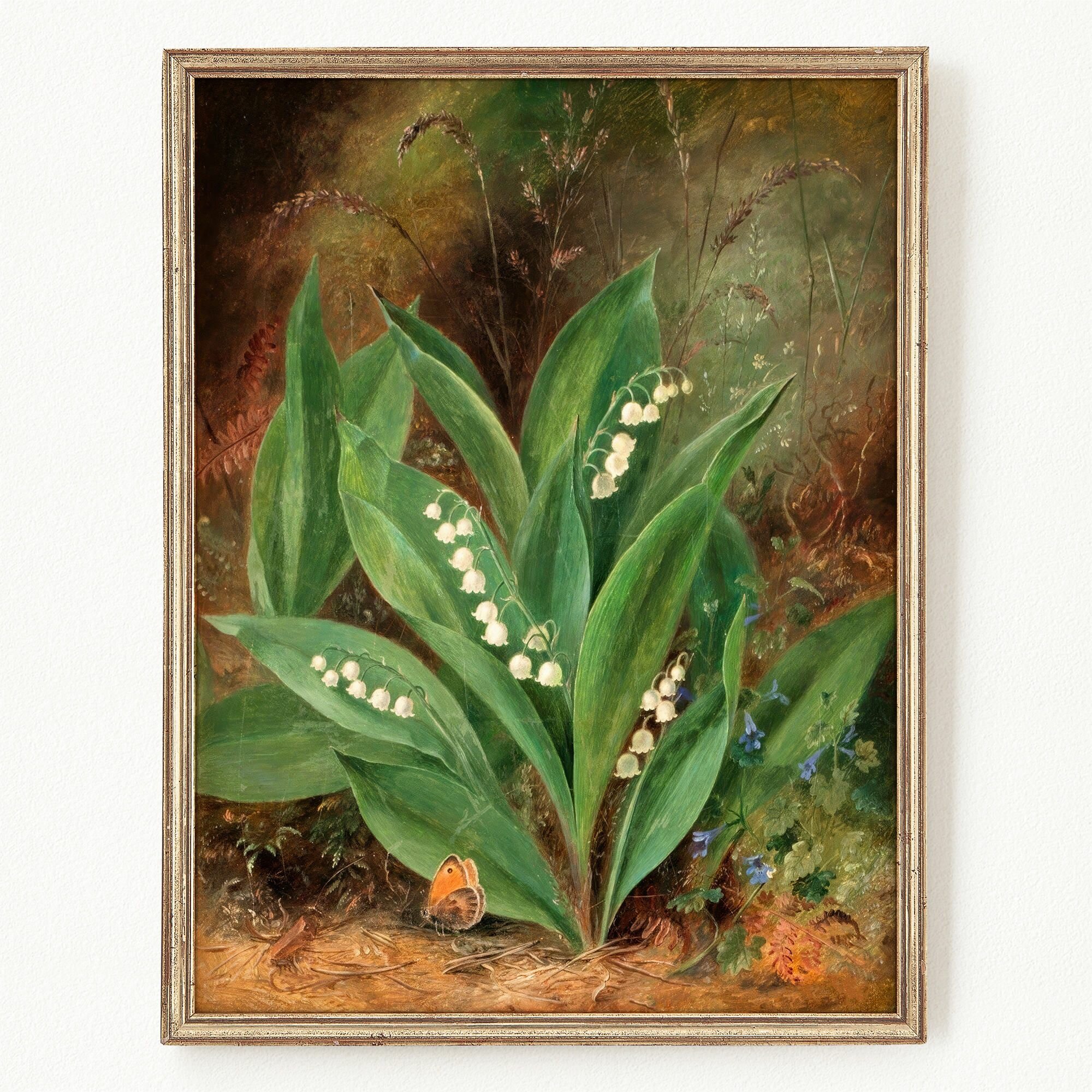 Постер "Ландыш - Дюрер Альбрехт", 30х40 см (без рамки)