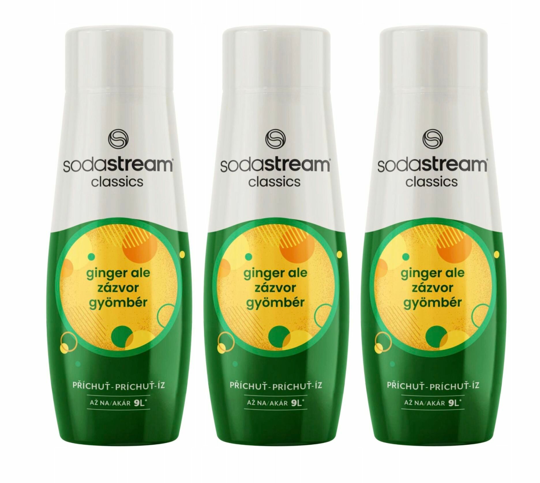 Концентрат сиропа для приготовления имбирного эля в аппарате SodaStream, 3 шт