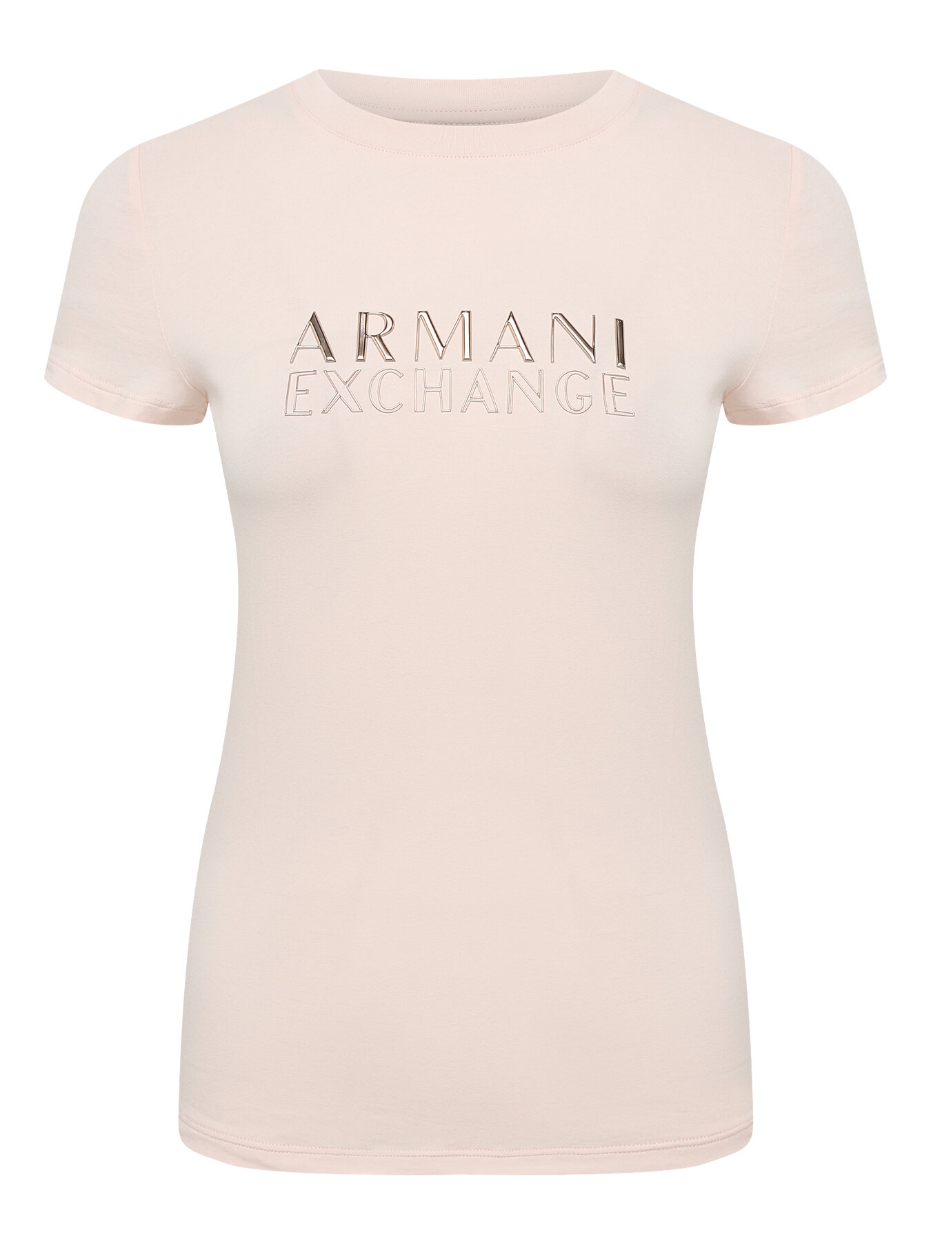 Футболка Armani Exchange, размер L, розовый, — фото 1