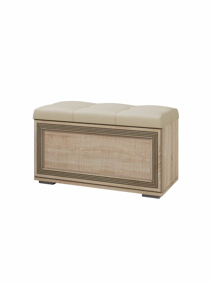 Домани Банкетка Ливорно ЛБ-20, 720х406х334, Дуб сонома