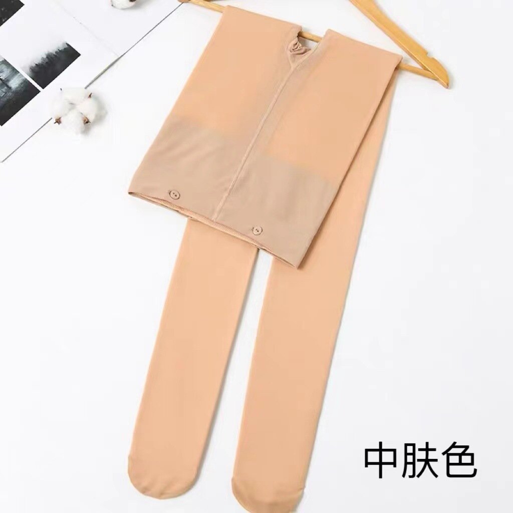 Модель 2025 года: женские двухслойные утепленные колготки с эффектом улучшения внешнего вида кожи, подходят для ношения на улице осенью и зимой, теплые и защищают от солнца.