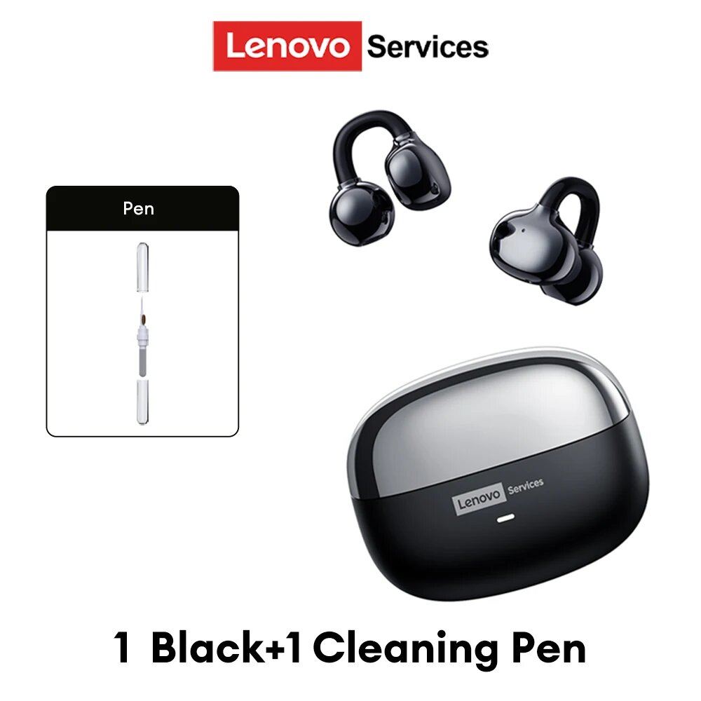 Беспроводные наушники Lenovo LE302 OWS Black and Clean Pen