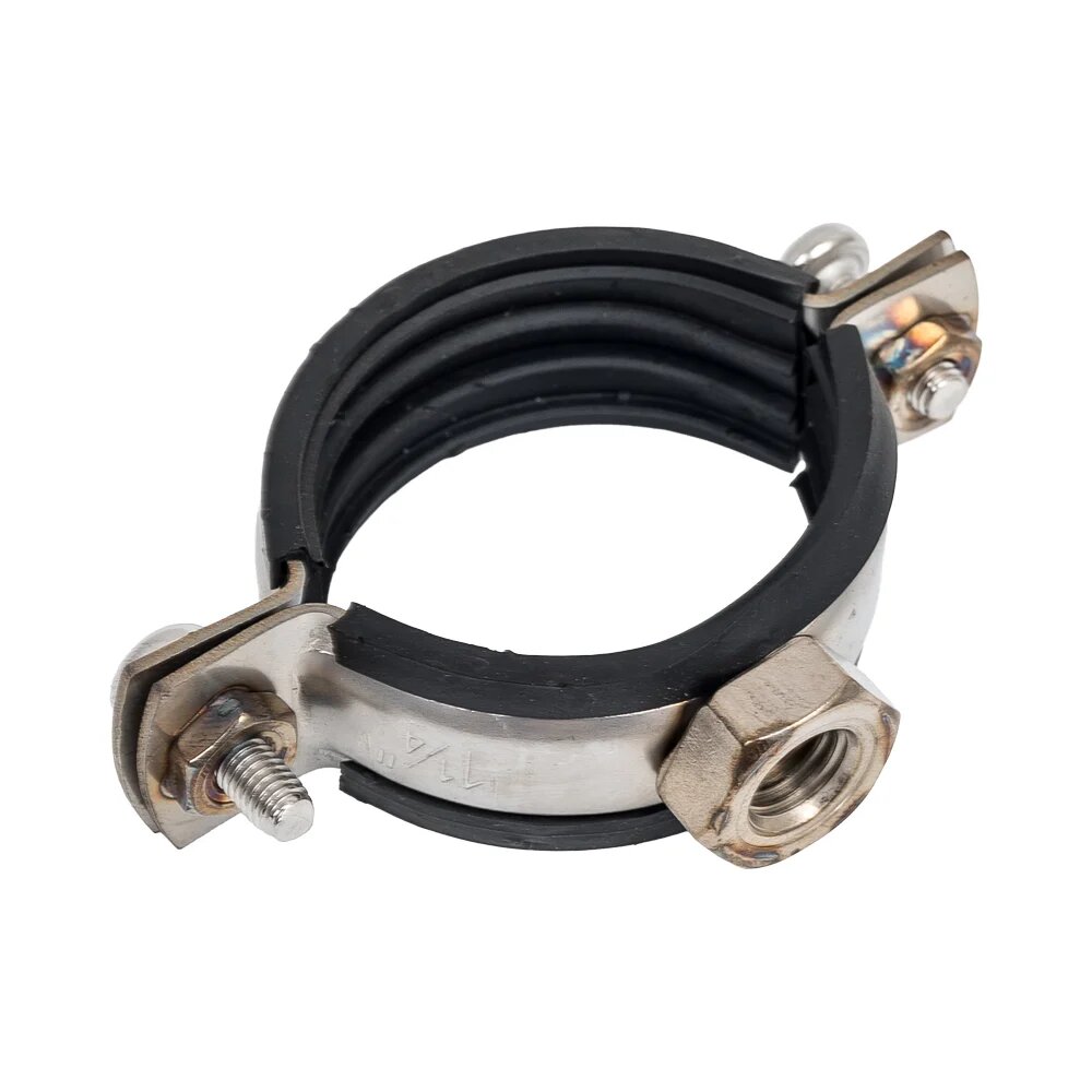 Хомут трубный нержавеющий MGF 1 1/4" (42-47 мм) М10 2-31-10-2-42-47
