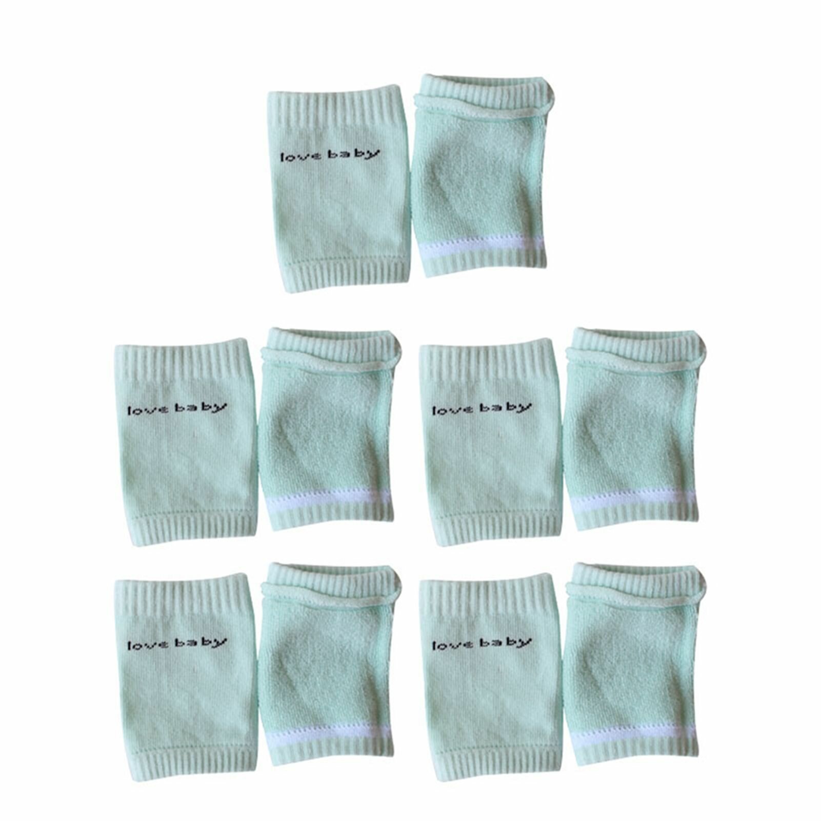 5 пар. Детские наколенники для ползания, противоскользящие, мягкие, защита для колен