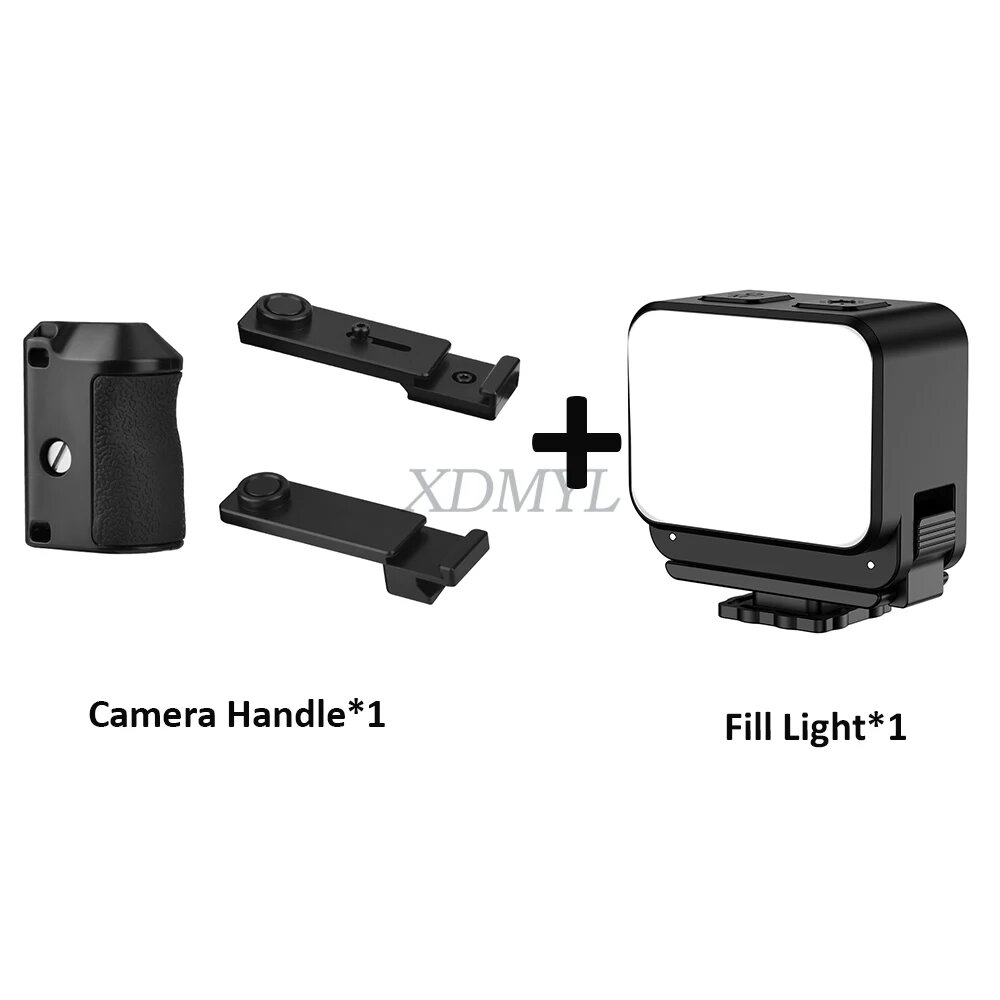 Ручка + Fill Light для DJI Osmo Action 3/4/5, Combo A