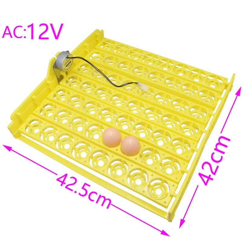 Инкубатор для яиц на 56 ячеек, AC12V, желтый