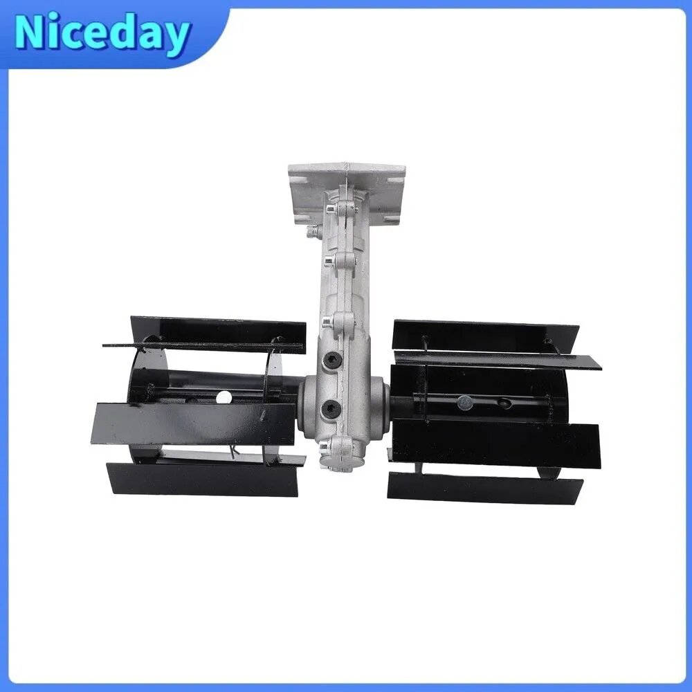 Набор садовых инструментов для культиватора, металлический, серебристый