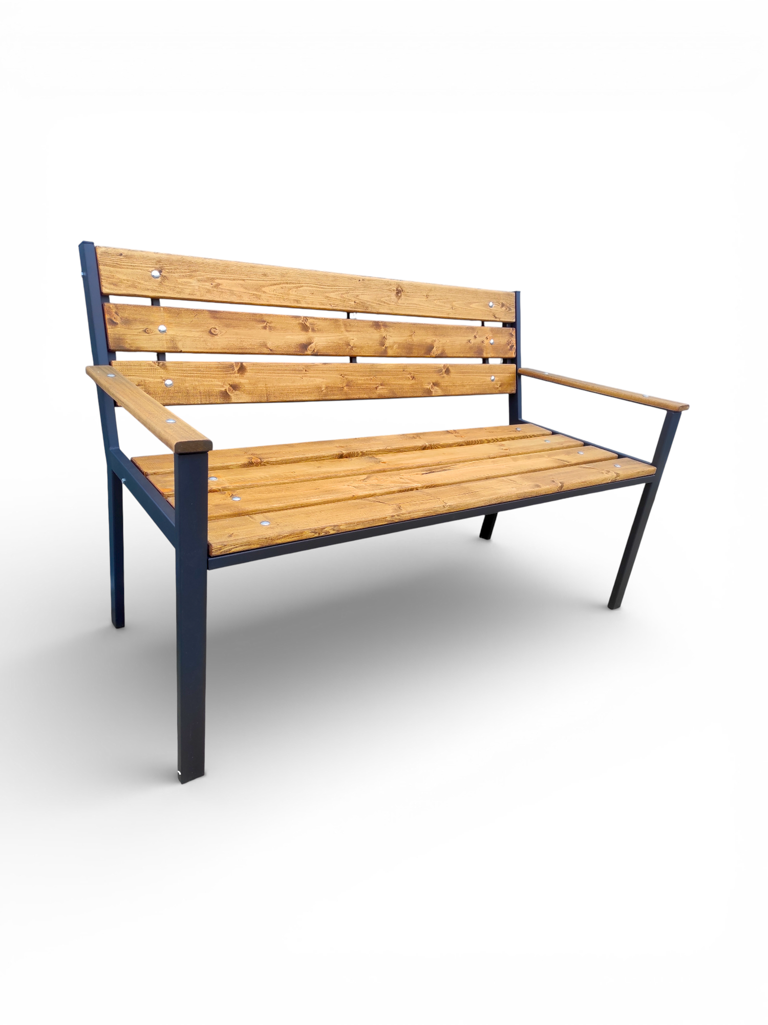 Скамейка "Оазис-22". 1,26м. С подлокотниками. Семь слонов.