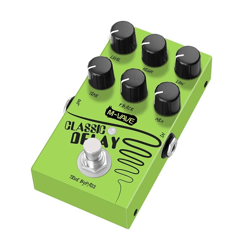 M-VAVE Classic Delay Педаль эффектов для электрогитары аналоговый — фото 1