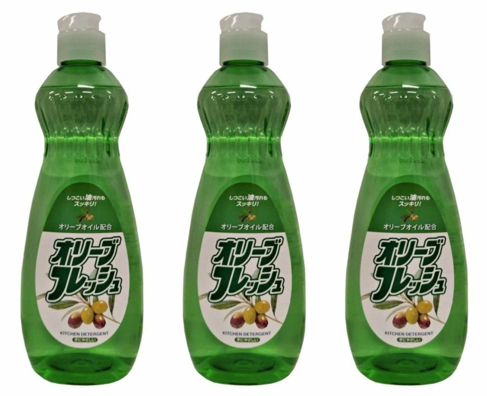 Жидкость Rocket Soap Awa’s для мытья посуды с маслом оливы, флакон, 600г, 3 штуки