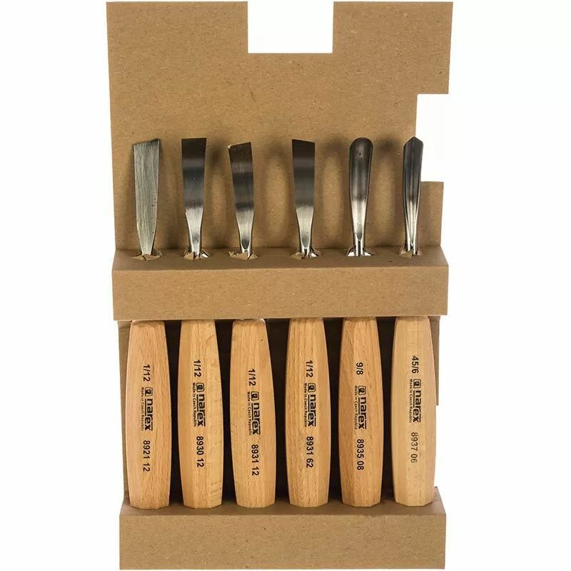 Набор из 6 резцов в карт. коробке, Narex 894710