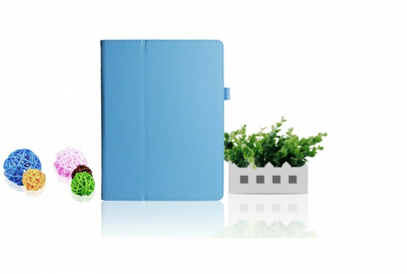 Чехол-обложка MyPads для Samsung Galaxy Tab S 10.5 SM-T800 T801 T805 голубой кожаный