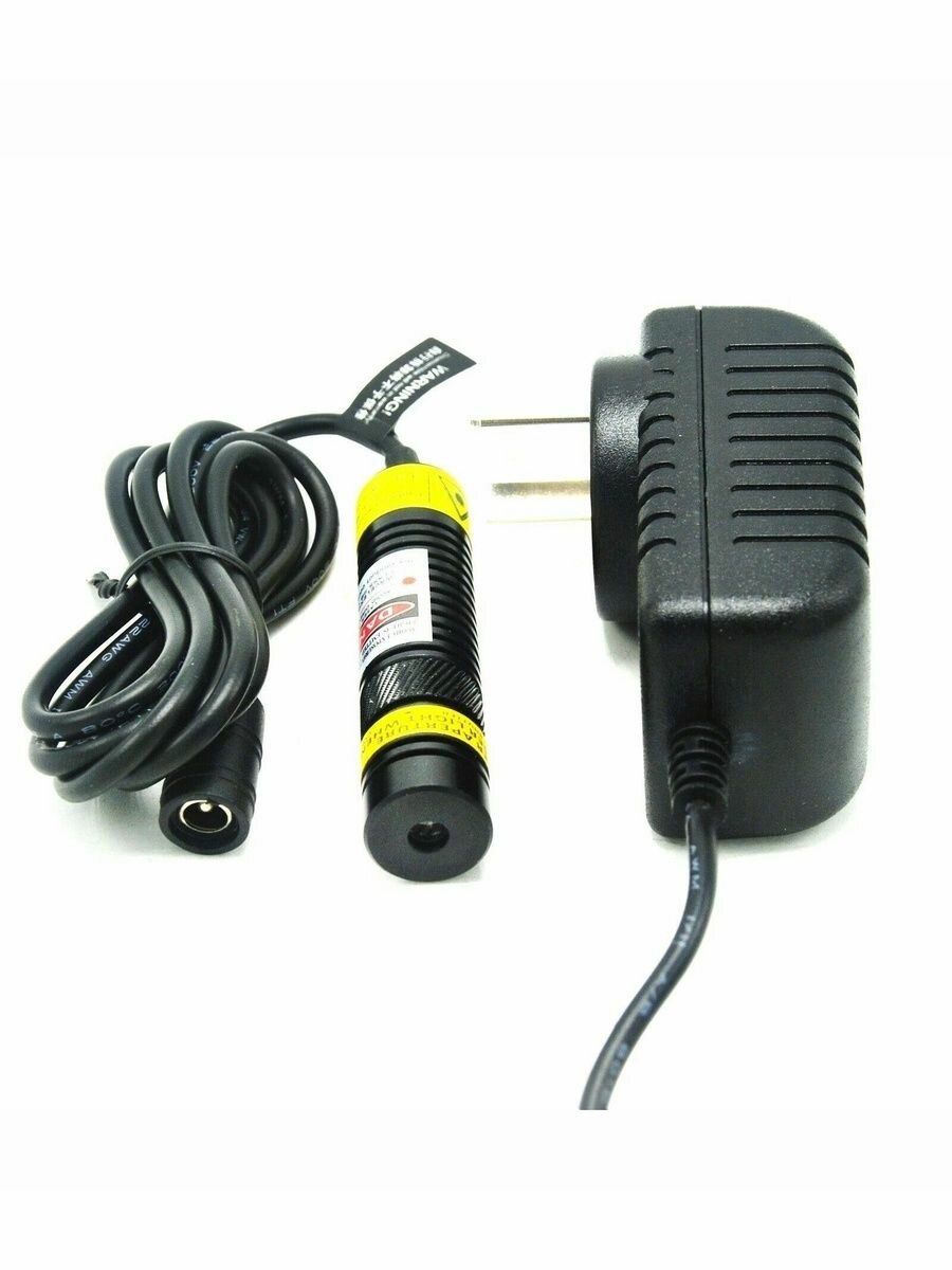 Инфракрасный 780 нм 100 МВт Фокусируемый точечный лазерный диодный модуль 16x68 мм 5 В Адаптер