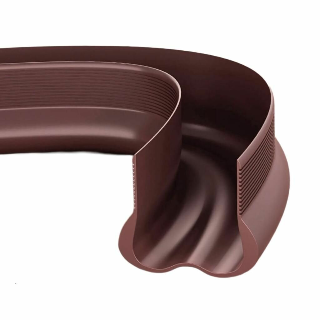 Звукоизоляционный уплотнитель для нижней части двери из ПВХ, Коричневый