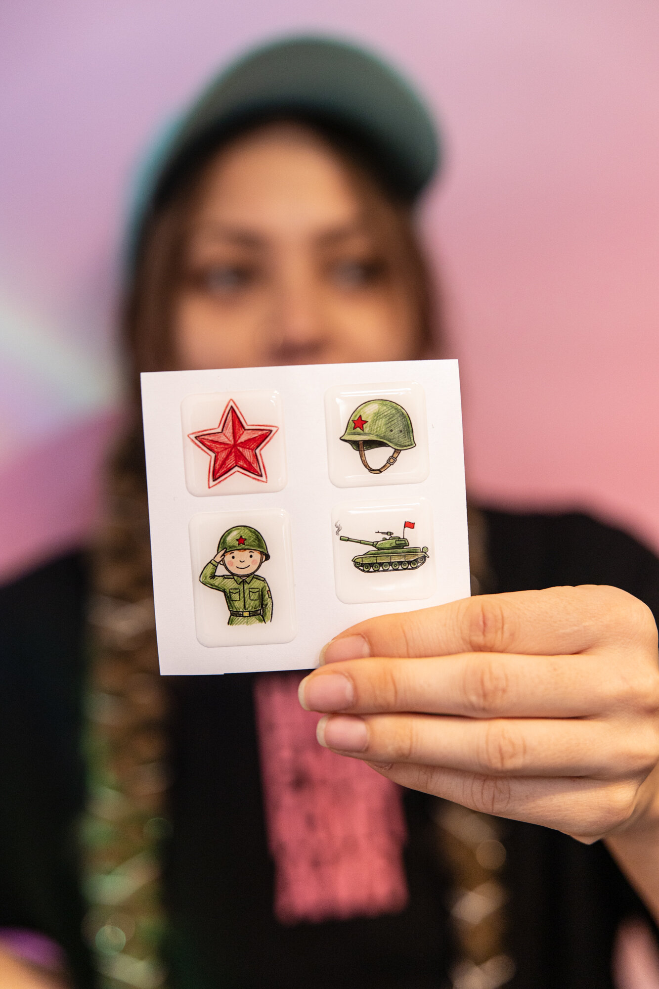 Набор 3D наклеек на смартфон, на 23 февраля, для мальчишек , дополнение к подарку. военные наклейки