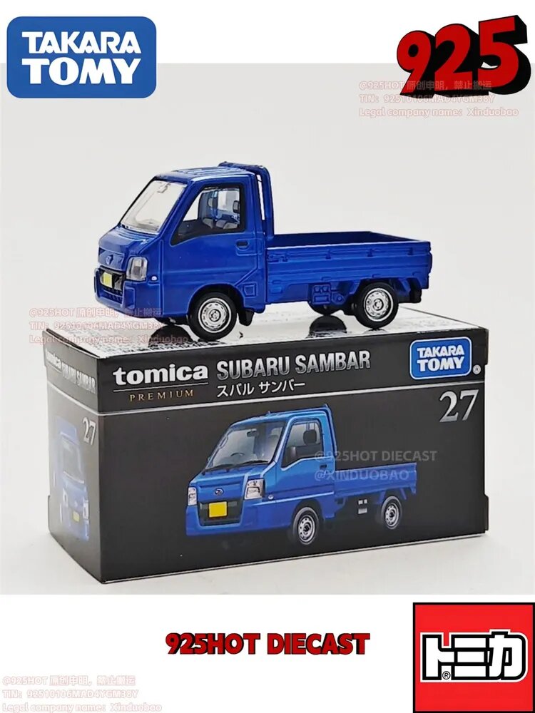 TOMICA TAKARA TOMY premium 27 Маленький грузовик Subaru Ниссан Машинка Металлическая