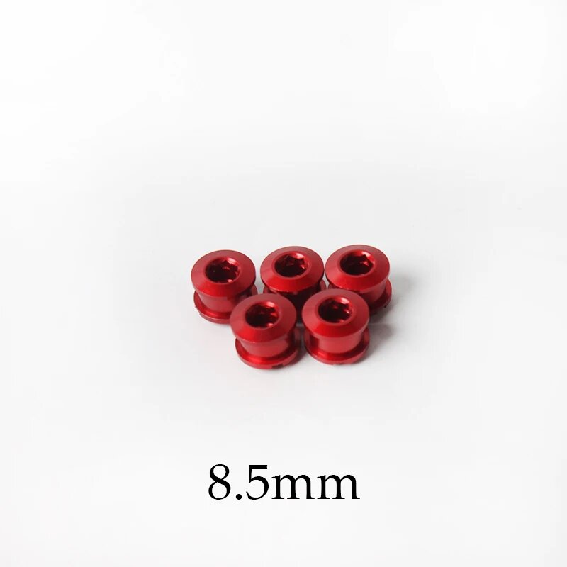 BUCKLOS Болты для велосипедной звезды 5 шт. Красный, 5PC 8.5mm-Red