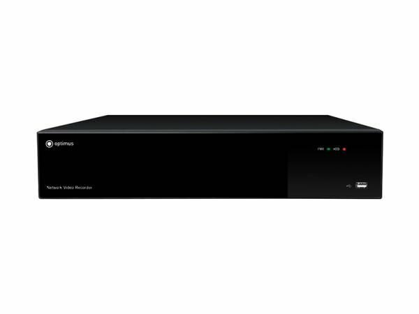 Optimus NVR-8328_V.2 IP-видеорегистратор 32-х канальный, до 12Мп, HDMI (до 3840х2160 (UHD), 8 HDD SATA до 12 Тб каждый. Поддержка E-SATA.