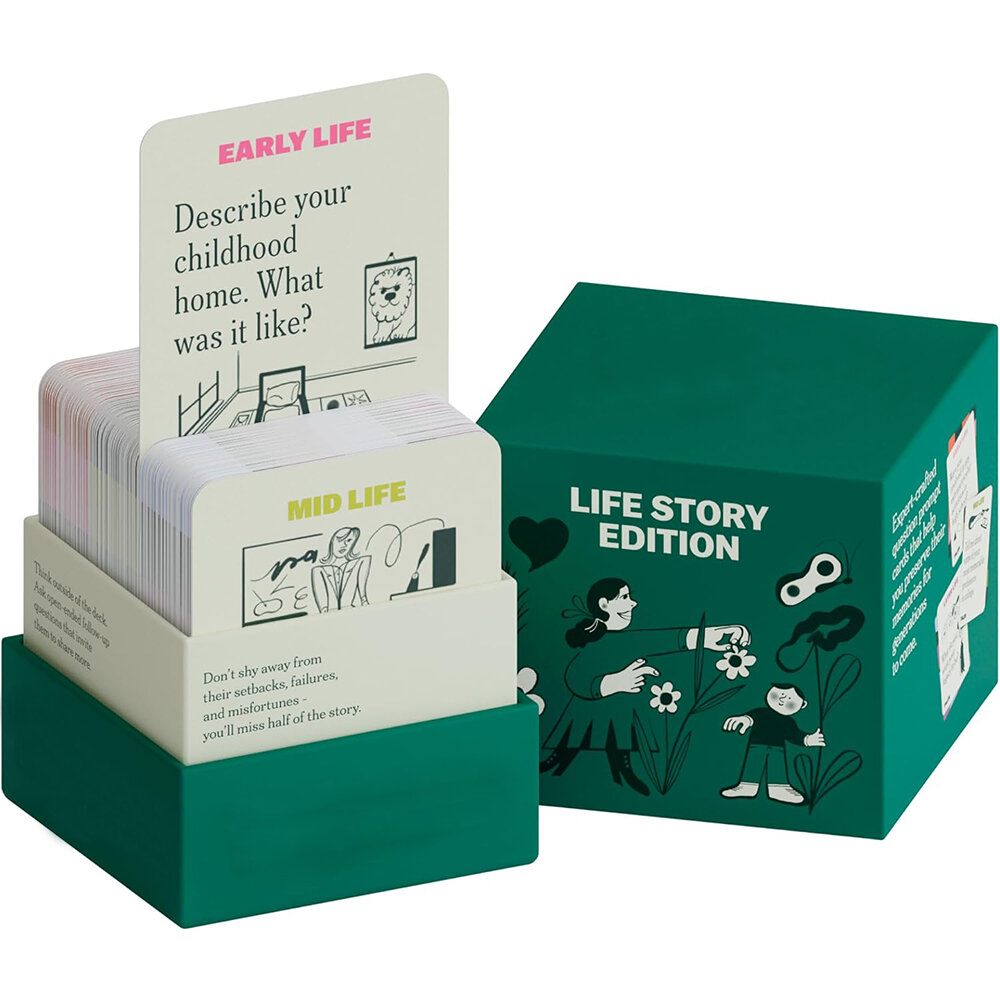 Набор для интервью с Историей жизни на 150 листах, Карточки для Бесед для семей или друзей
