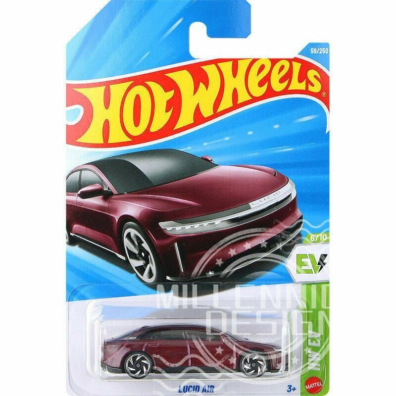 Hot Wheels 2026D серия, литой автомобиль 1:64, модель машинки LUCID AIR
