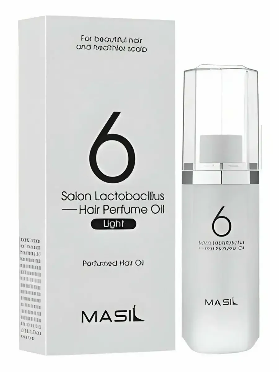 Масло Masil 6 Salon Lactobacillus Hair Perfume Oil, Масло для волос, LIGHT, 66 мл