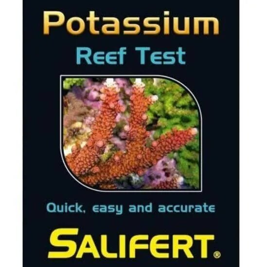 Тест на калий Salifert Kalium Potassum Profi-Test, для морских и пресноводных аквариумов, 40 измерений