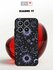 Черный матовый чехол на Xiaomi 17 / Сяоми 17 с принтом Астрологическая симфония