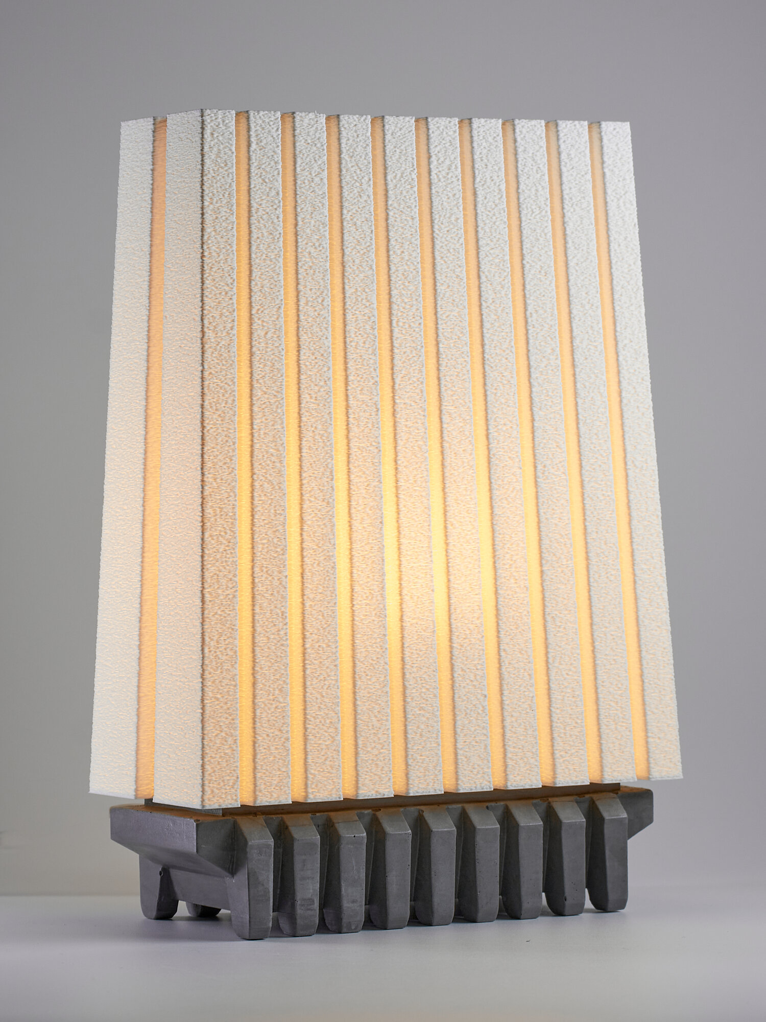 Лампа настольная "Грань: Фактурная" by Kirill Shulgin, декоративная, питание от сети, цоколь E14, мощность 5 Вт