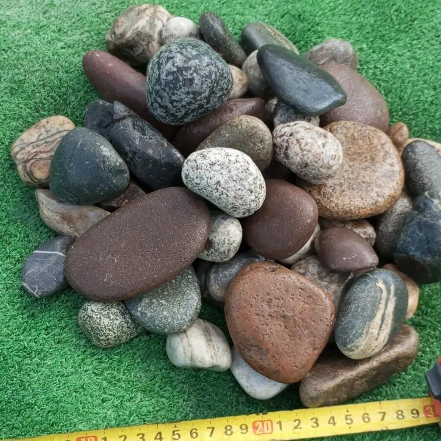 Галька цветная для декора. фракция 40-60мм. 1 кг.