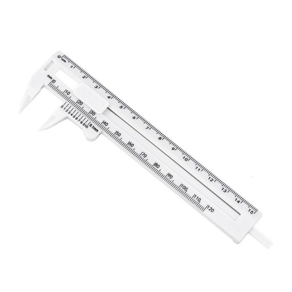 Микрометр-штангенциркуль с двойной шкалой, Белый