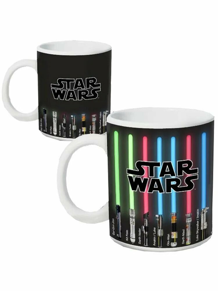 Термокружка хамелеон световые мечи Звездные Войны Star Wars керамика 250 мл