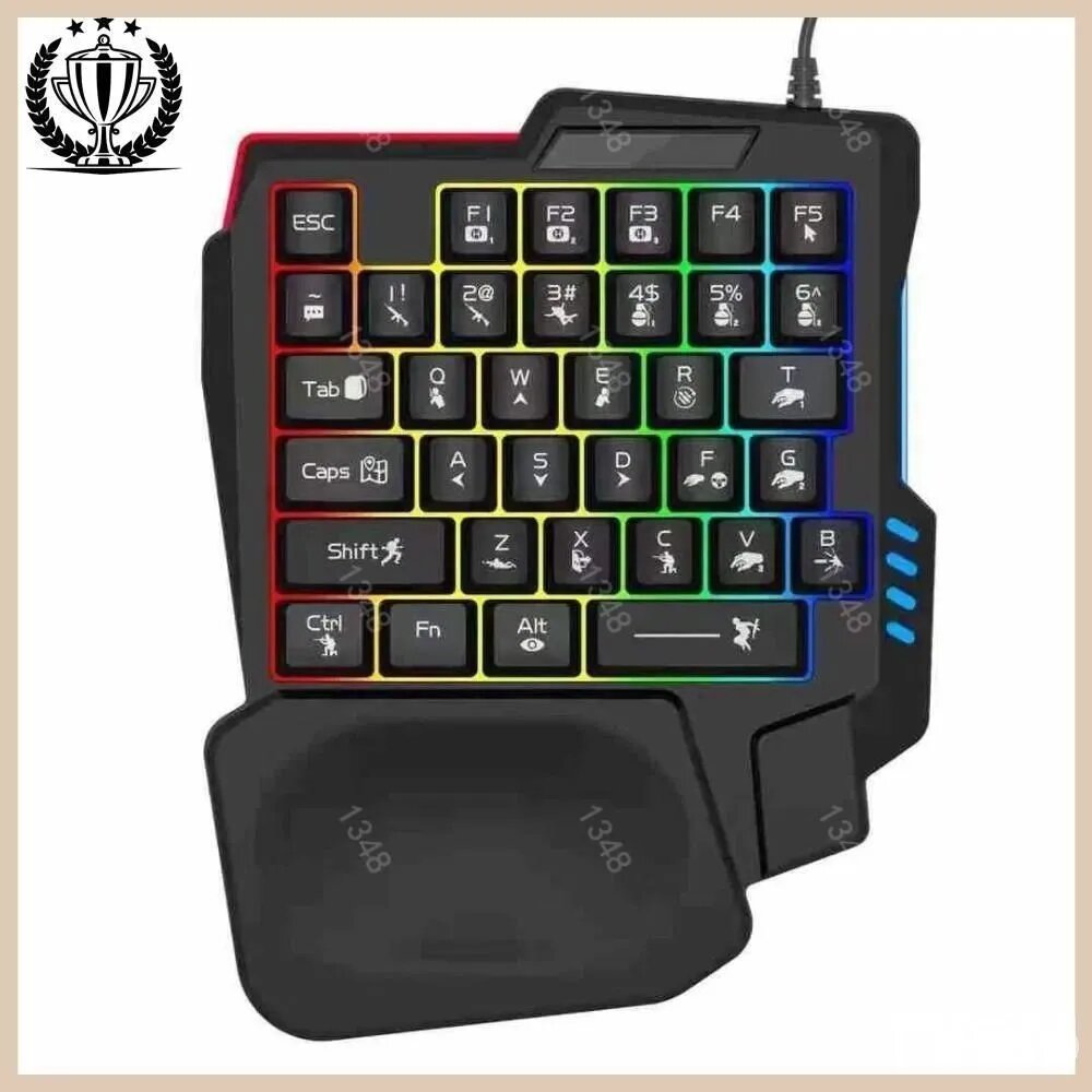 Игровая клавиатура Redragon, черный, для настольного компьютера, с RGB-подсветкой